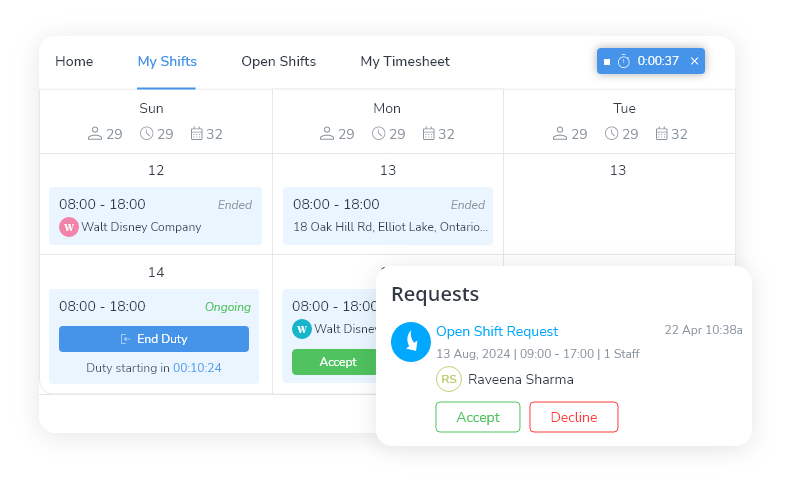 Security Guard Scheduling Software | Novagems